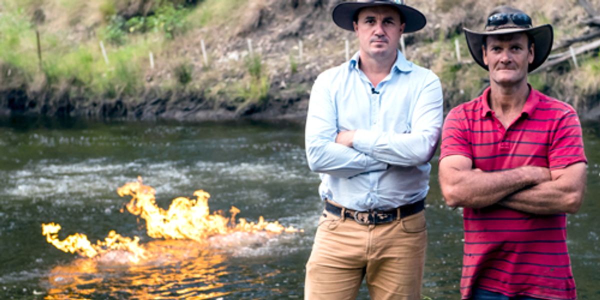 Watch: River Explodes Into Flames From Methane Coming From Nearby ...