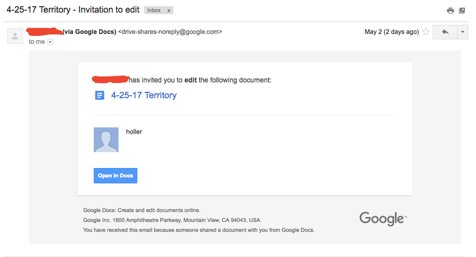 Google Doc phishing attack and steps to take to recover - Gearbrain