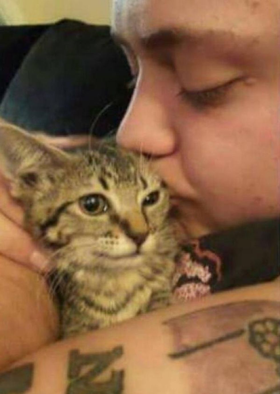 Man Saves Saddest Shelter Cat He's Seen, They Haven't Stopped Cuddling ...