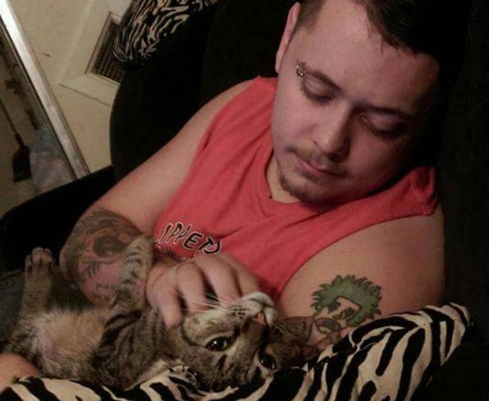 Man Saves Saddest Shelter Cat He's Seen, They Haven't Stopped Cuddling ...