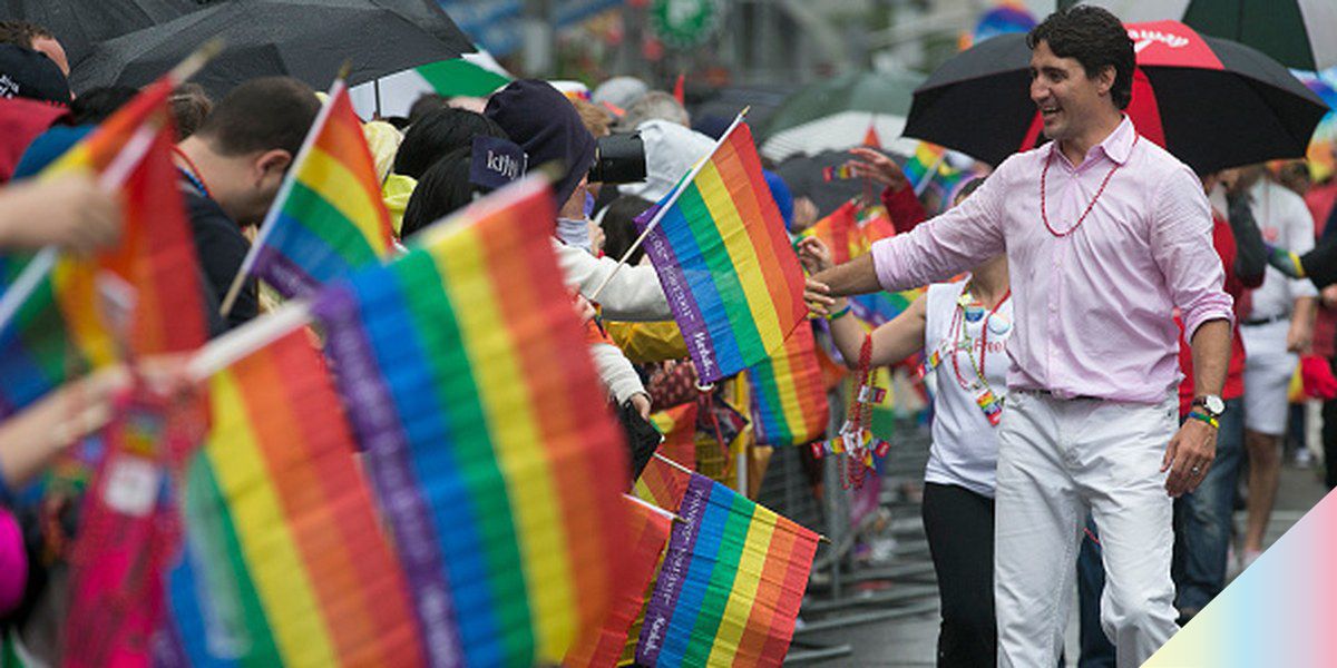 Justin Trudeau Is First PM to Raise Pride Flag in Canada’s History ...