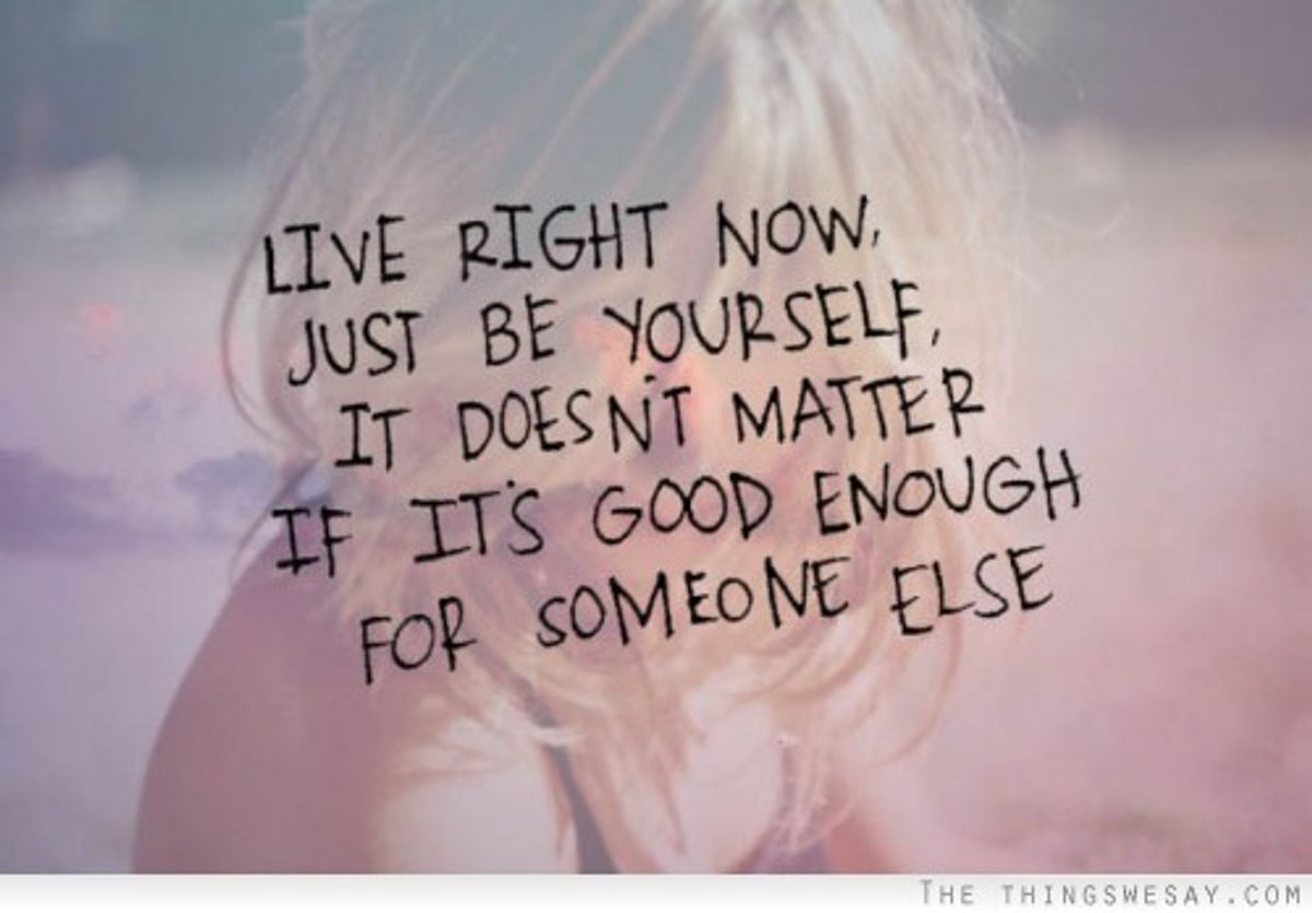 Living In A Judgement Free Zone