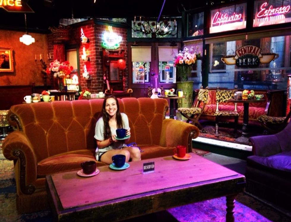 I Got to Sit On the Famous Central Perk Couch from "Friends"