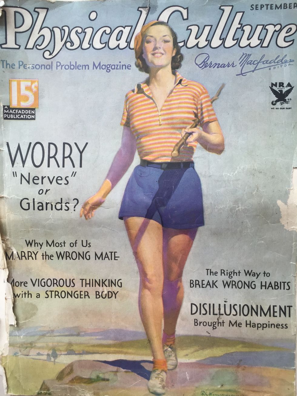 Photos And Articles From A 1934 Physical Culture Magazine