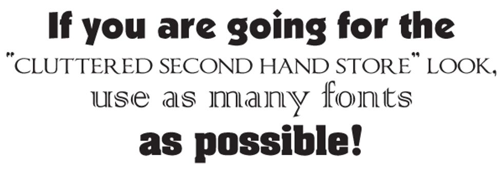 The 10 Commandments Of Typography