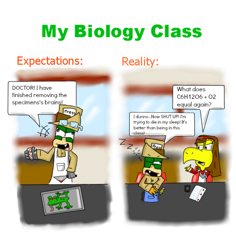 12 Thoughts I Have As A Biology Major