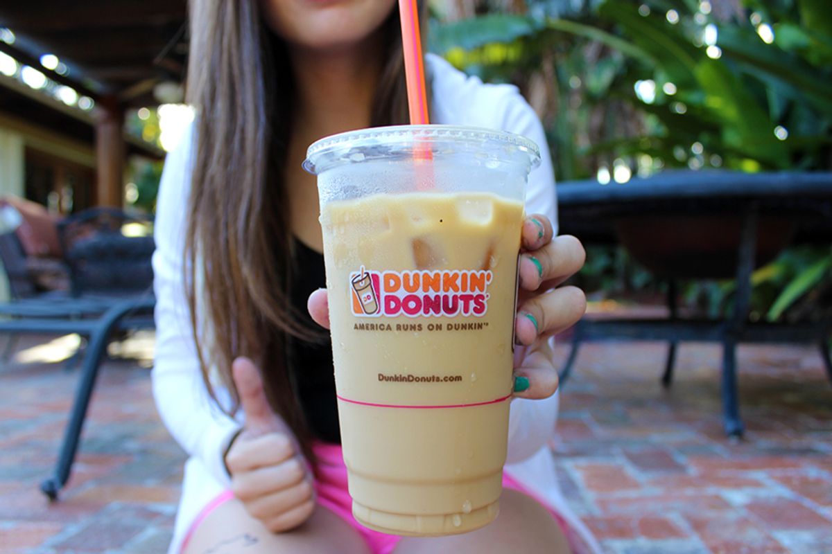 When You Give A Girl Dunkin Donuts