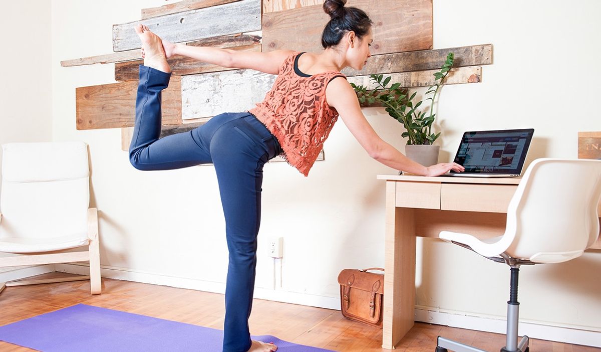 5 "Deskercises" You Can Do At Work