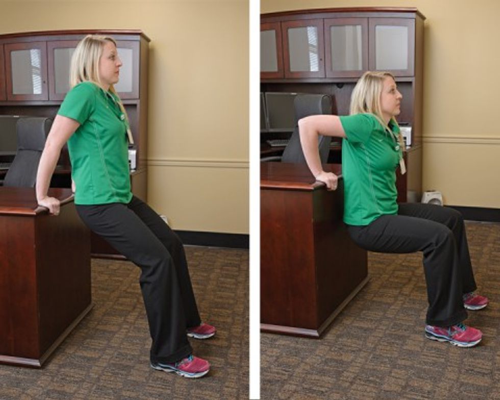 5 "Deskercises" You Can Do At Work