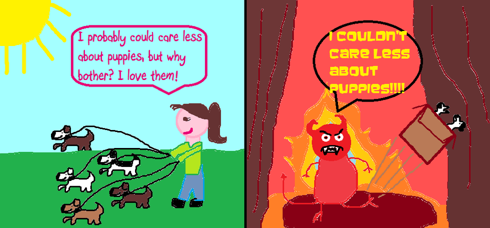 A Quick English Lesson: Could You Or Could You Not Care Less?