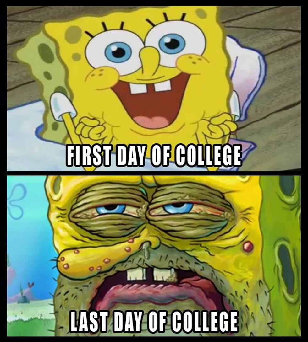 24 Spongebob Memes You'll Understand If You're A College Student