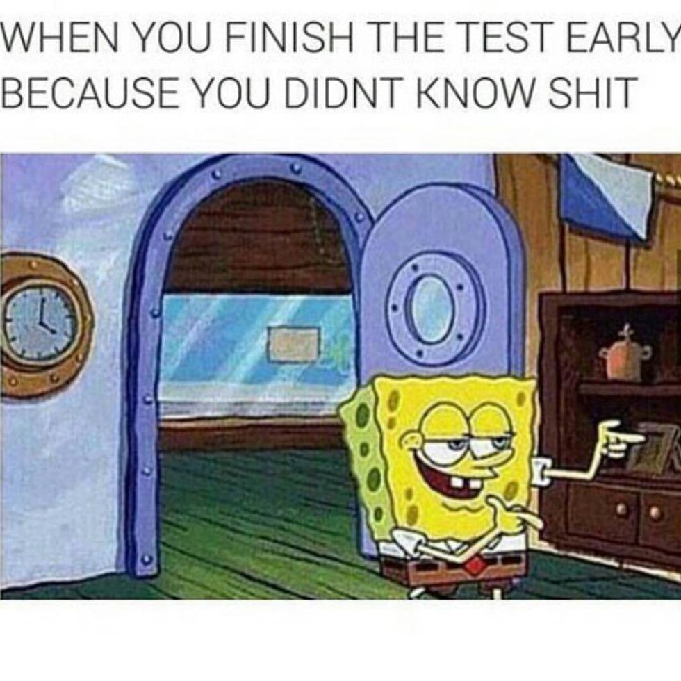 24 Spongebob Memes You'll Understand If You're A College Student
