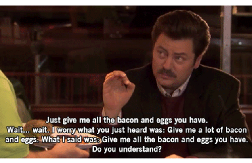 20 Times College Kids Needed Ron Swanson To Explain Their Food Addiction