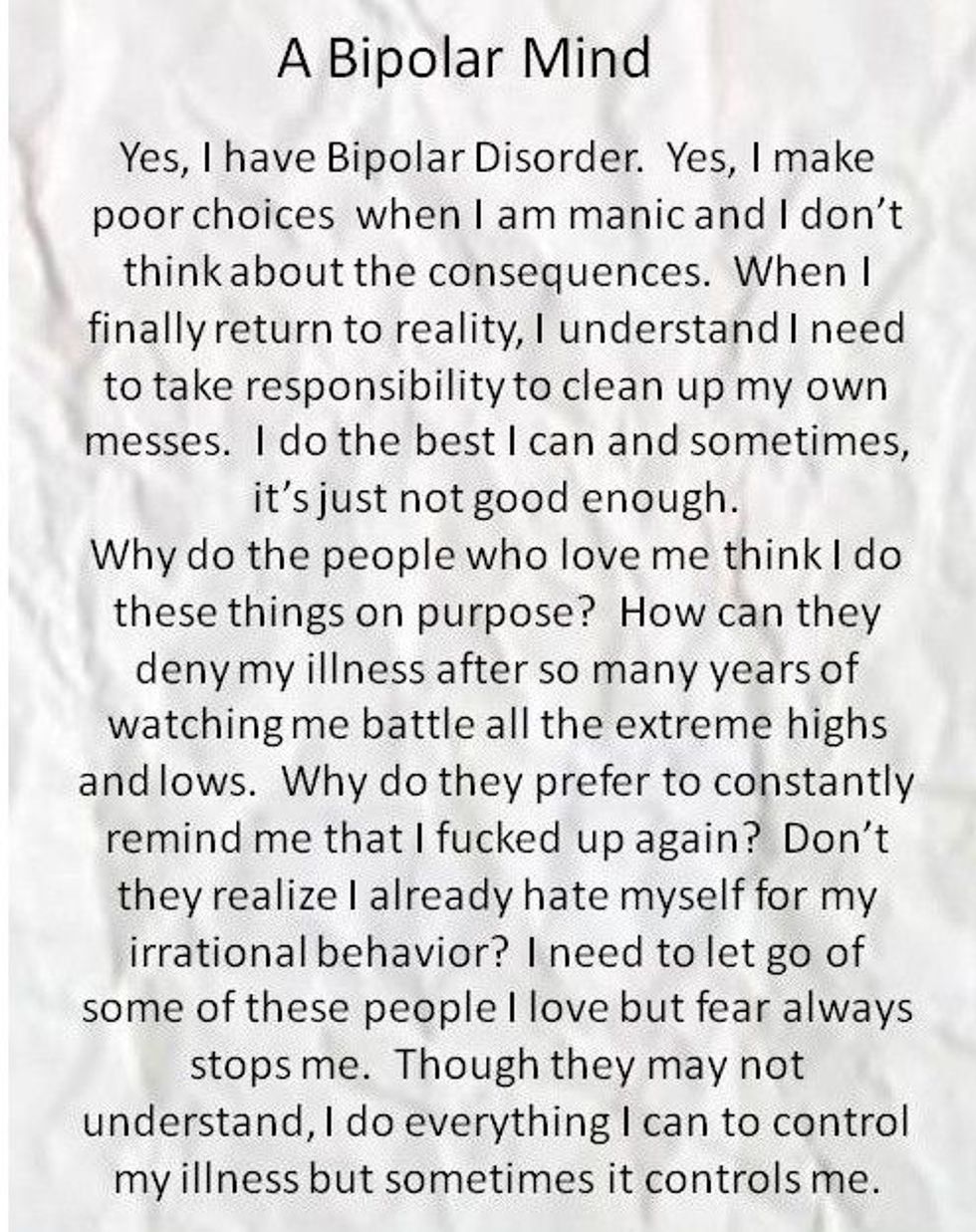 20 Quotes To Help You Understand Life With A Mental Illness