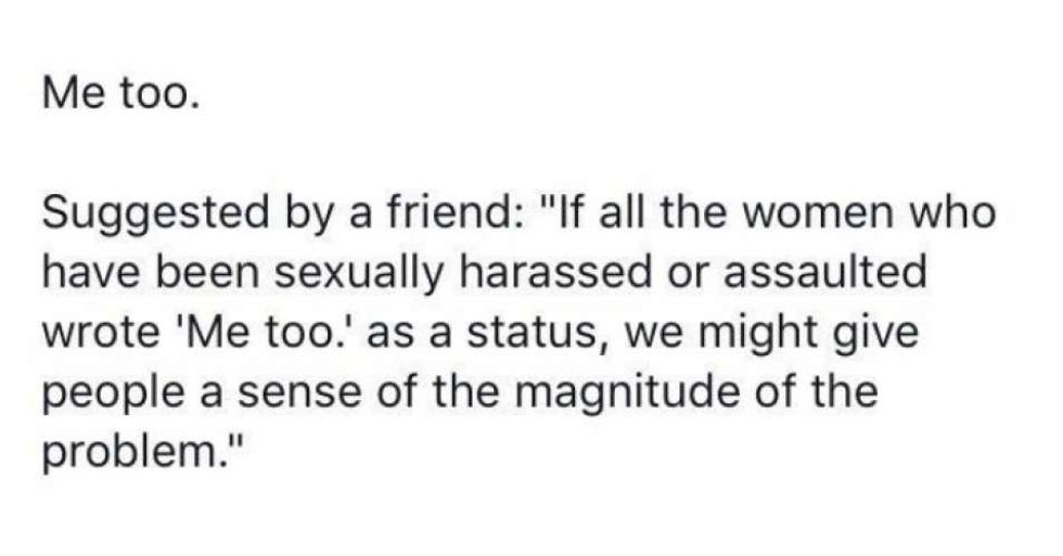 How The "Me Too" Movement Helped Me Realize I Was Raped