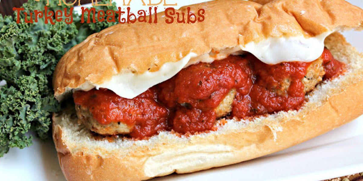 Homemade Turkey Meatball Subs Recipe - My Recipe Magic