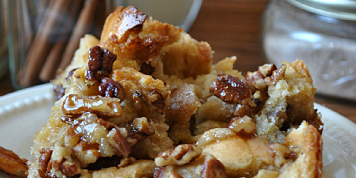 Pecan Pie Bread Pudding - My Recipe Magic