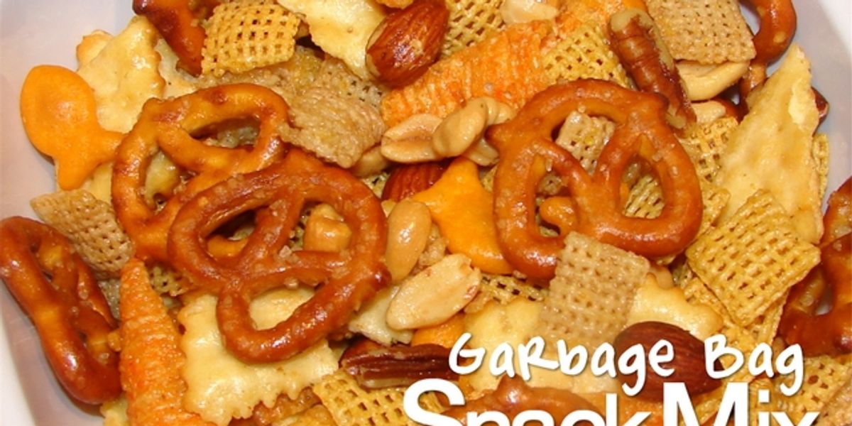 Garbage Bag Snack Mix - My Recipe Magic