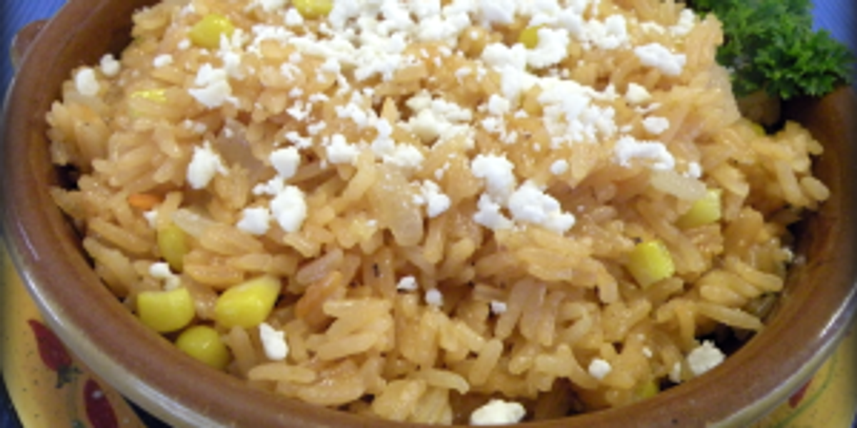 Mexican Rice with Cotija Cheese - My Recipe Magic