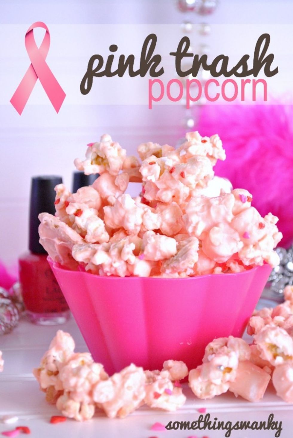 Pink Trash Popcorn - My Recipe Magic