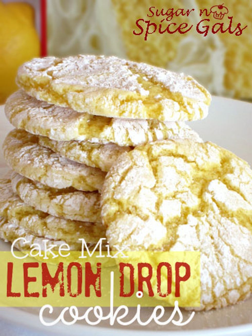 Lemon Drop Cookies - My Recipe Magic