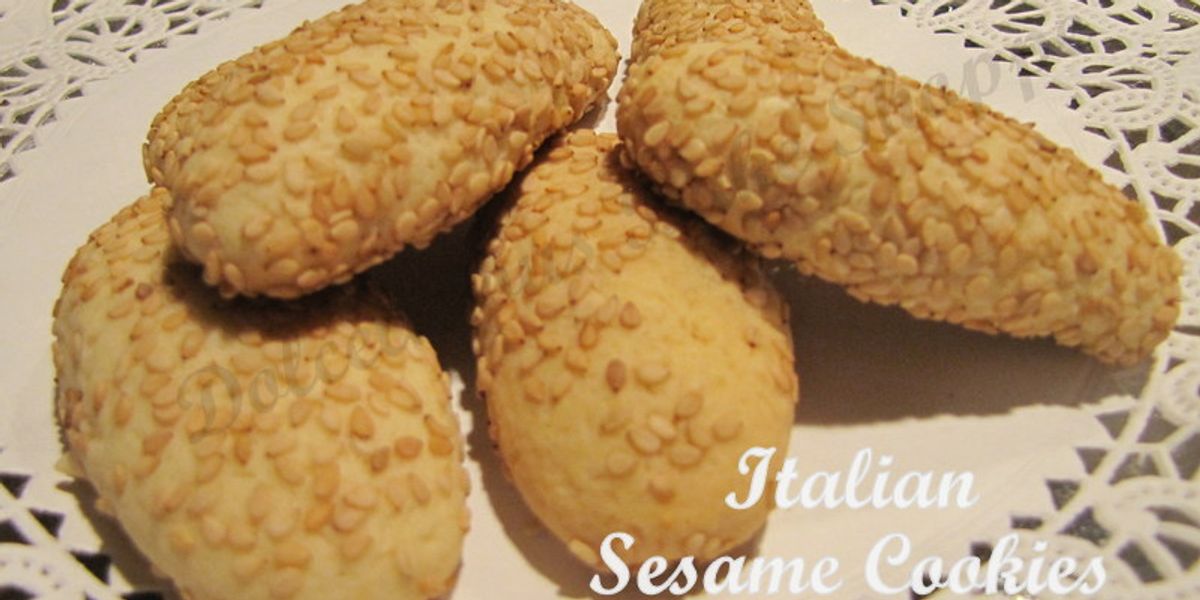 Italian Sesame Cookies - My Recipe Magic