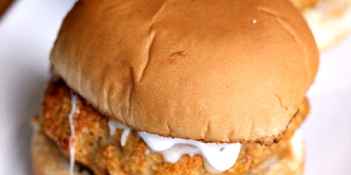 Grilled Chicken Ranch Burgers - My Recipe Magic