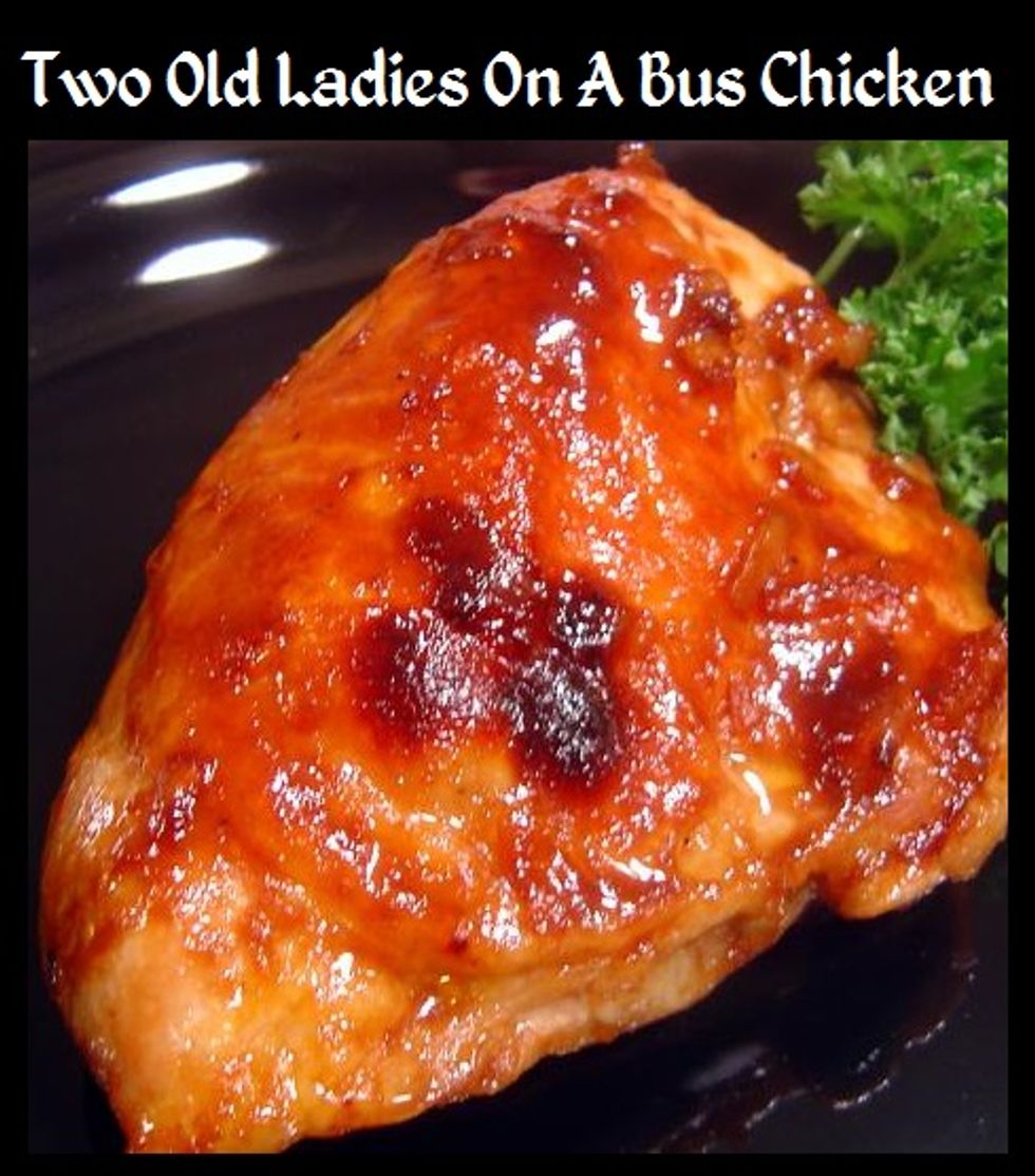 Two Old Ladies on A Bus Chicken - My Recipe Magic