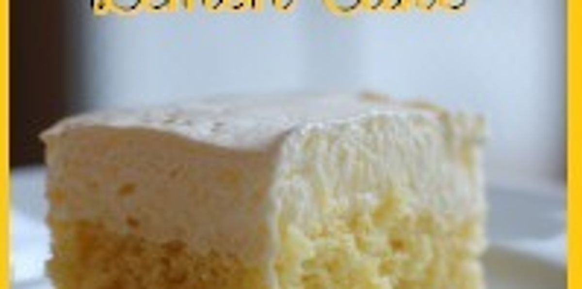 Light Lemon Cake - My Recipe Magic