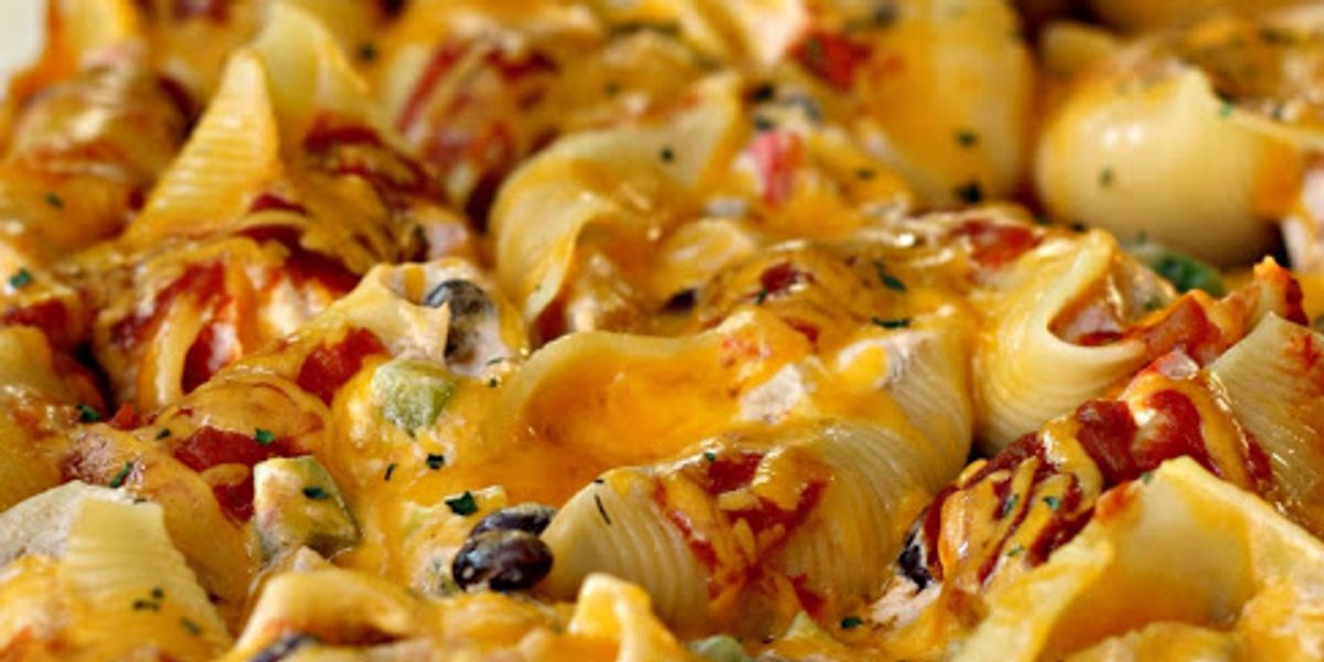 Stuffed Mexican Chicken Shells - My Recipe Magic