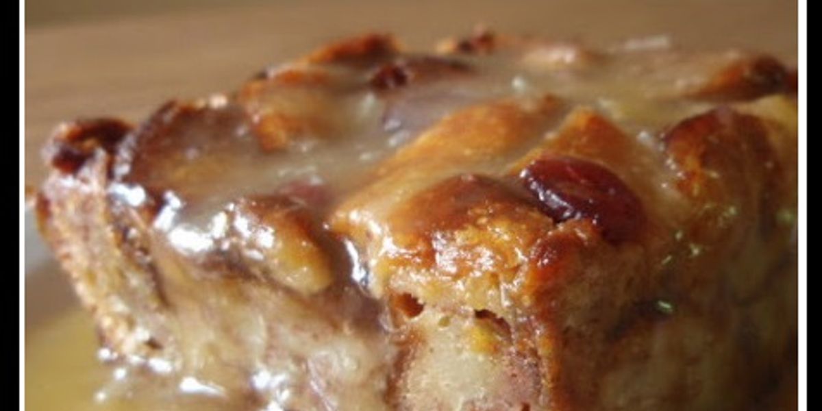 Bread Pudding with Whiskey Sauce - My Recipe Magic