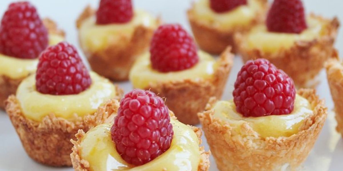 Mini Lemon Coconut Tarts - My Recipe Magic