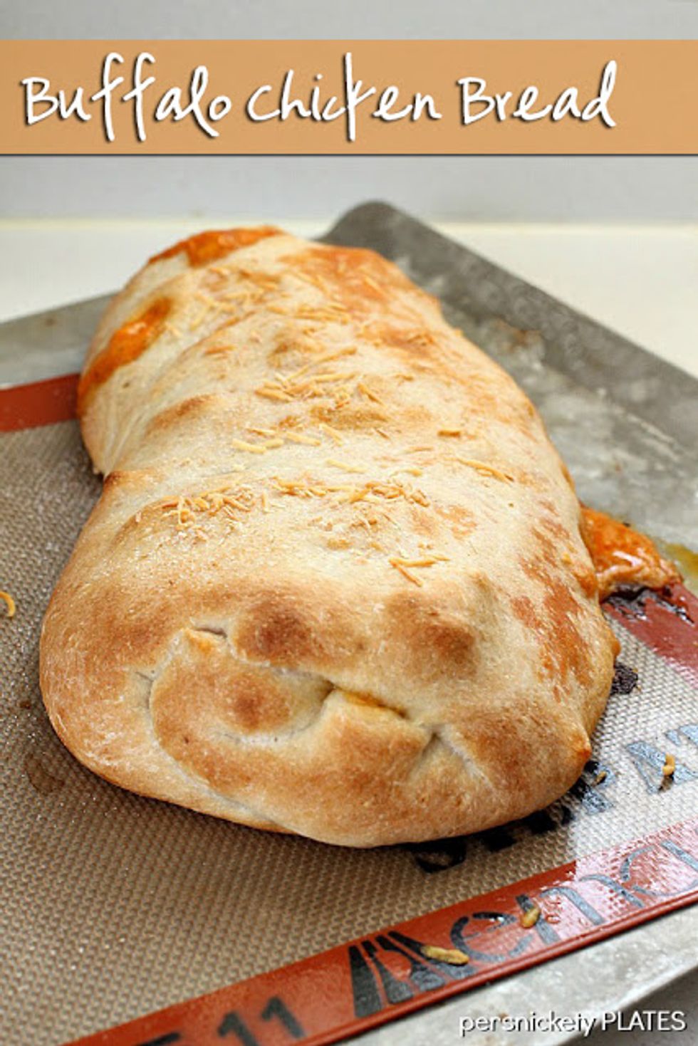 Buffalo Chicken Bread - My Recipe Magic