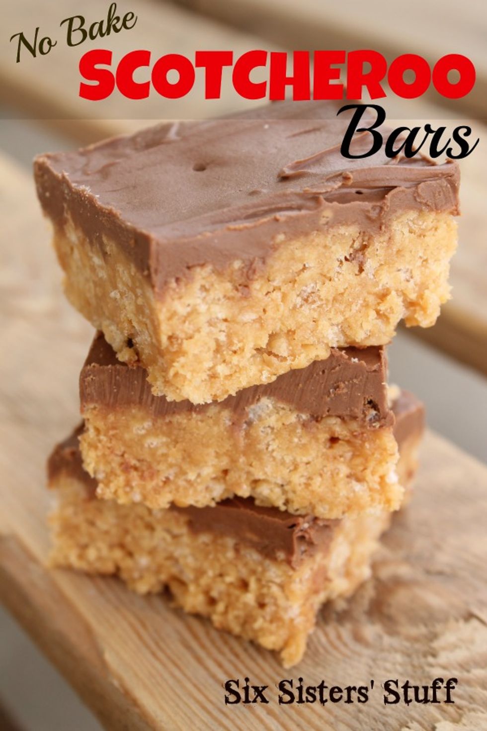 No Bake Scotcheroo Bars Recipe - My Recipe Magic