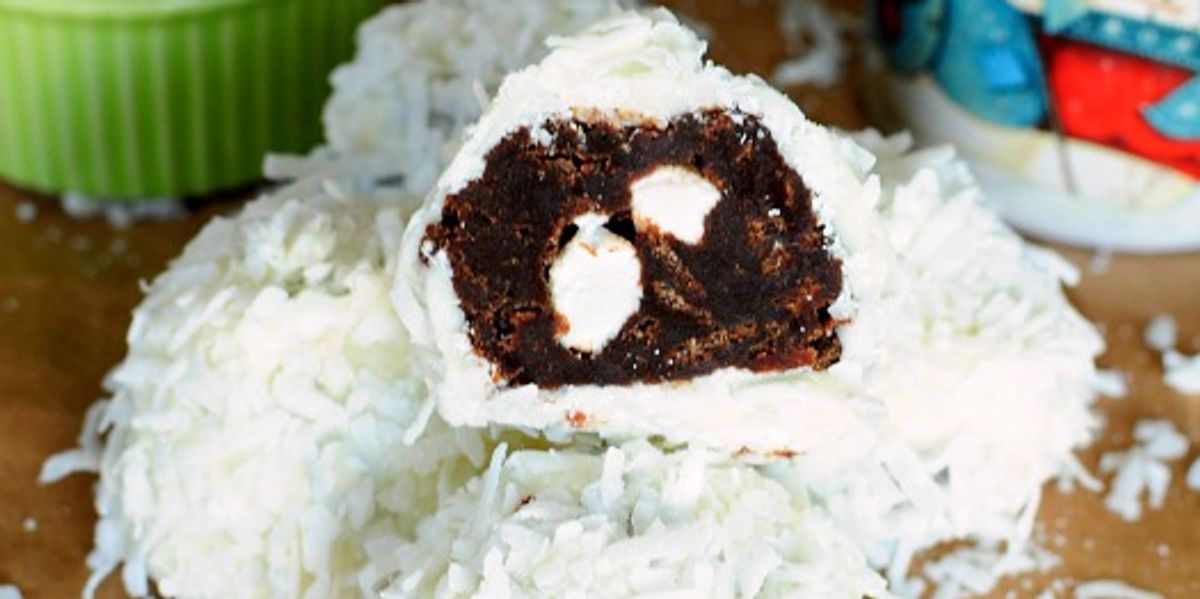 Brownie Snowballs - My Recipe Magic