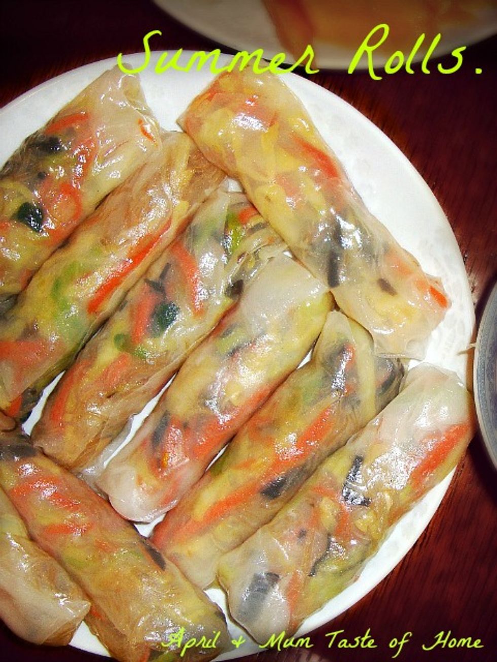 Veggie Summer Rolls - My Recipe Magic