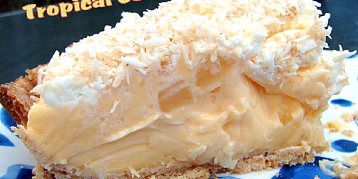 Tropical Coconut Pie - My Recipe Magic