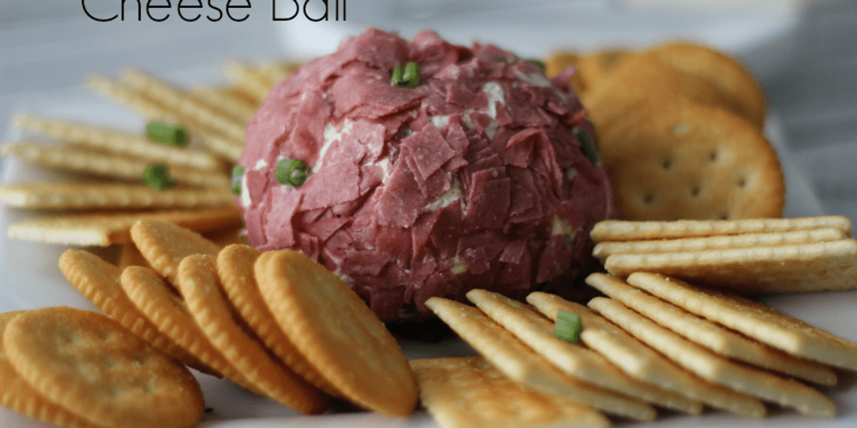 Dried Beef Cheese Ball Recipe - My Recipe Magic