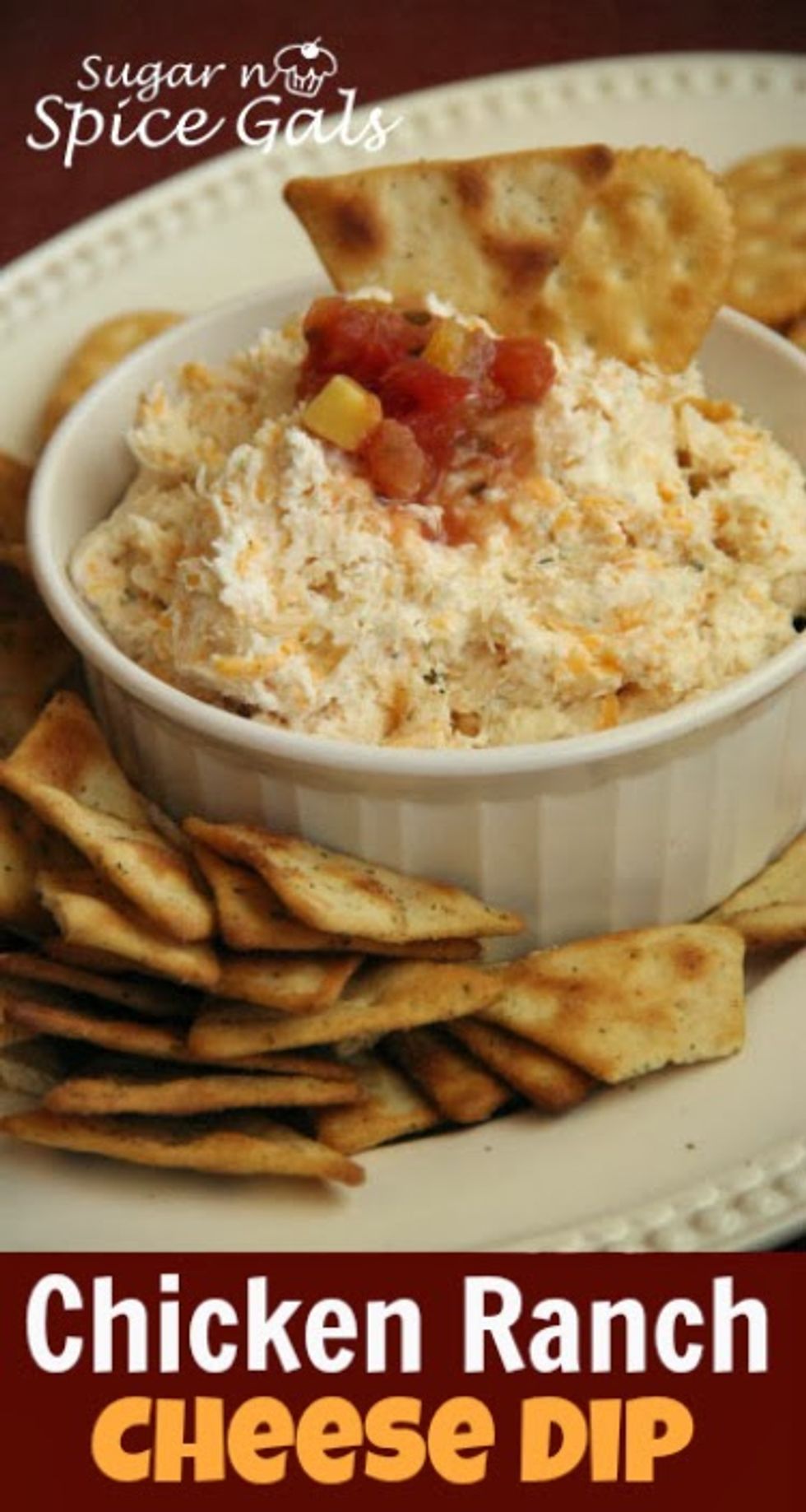 Chicken Ranch Cheese Dip - My Recipe Magic