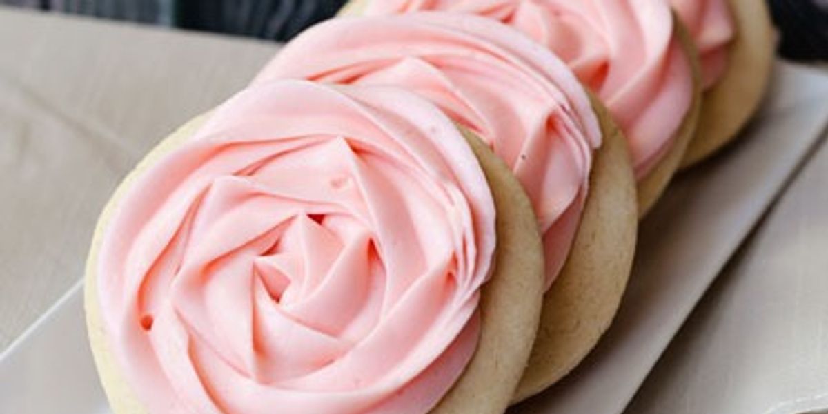 Rose Sugar Cookies - My Recipe Magic
