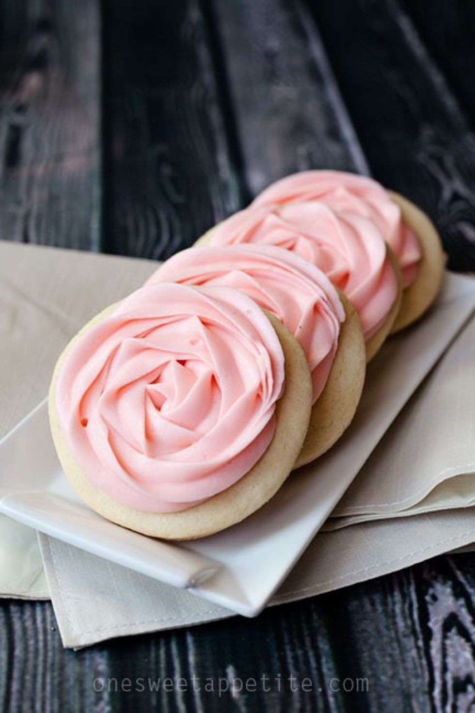 Rose Sugar Cookies - My Recipe Magic