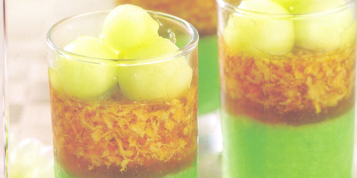 Pudding airborne melons - My Recipe Magic