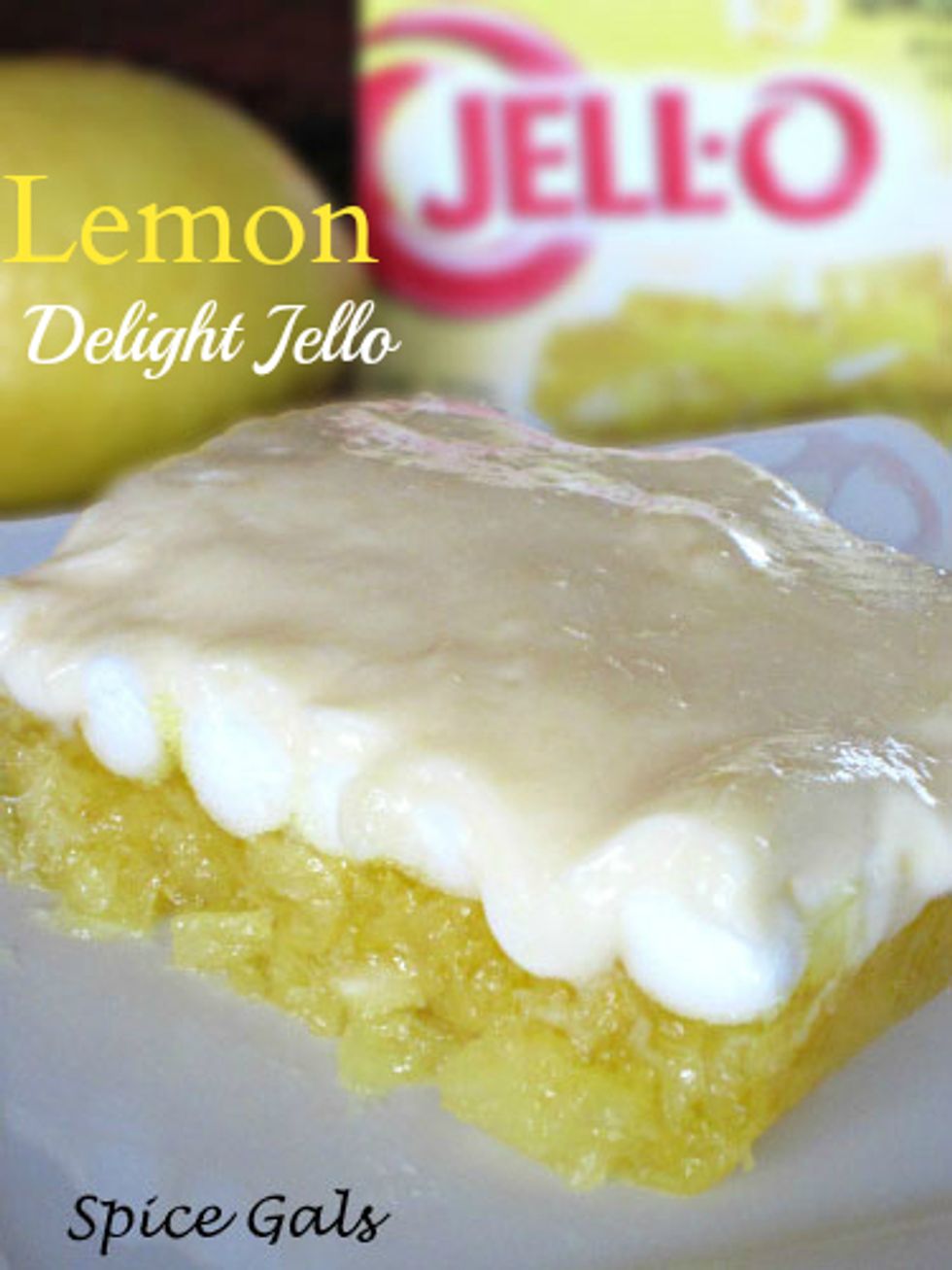 Lemon Delight Jello - My Recipe Magic