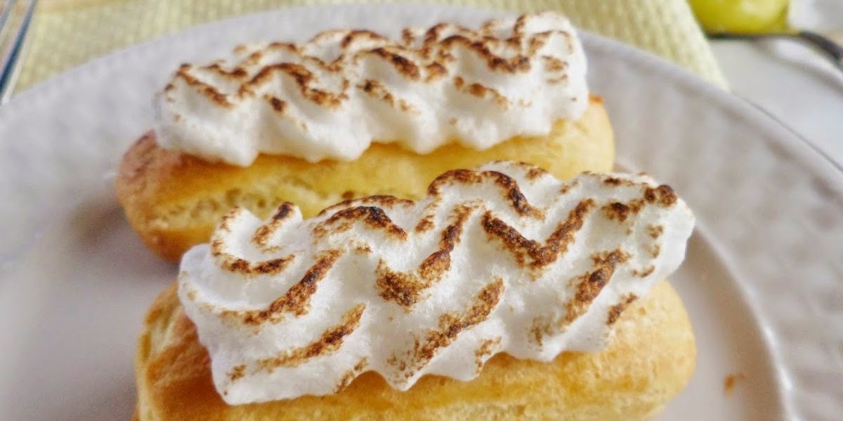 Lemon Meringue Eclairs - My Recipe Magic