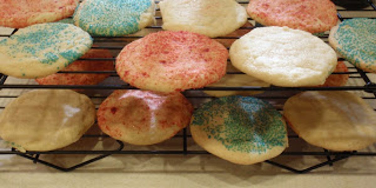 Colored Sugar Holiday Cookies - My Recipe Magic