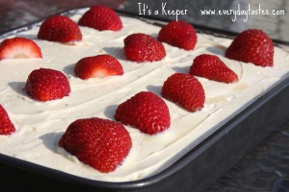 Strawberry Refrigerator Cake - My Recipe Magic