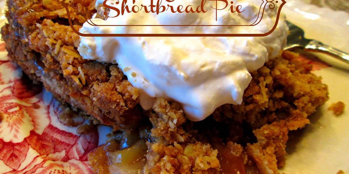 Apple Crumble Shortbread Pie - My Recipe Magic