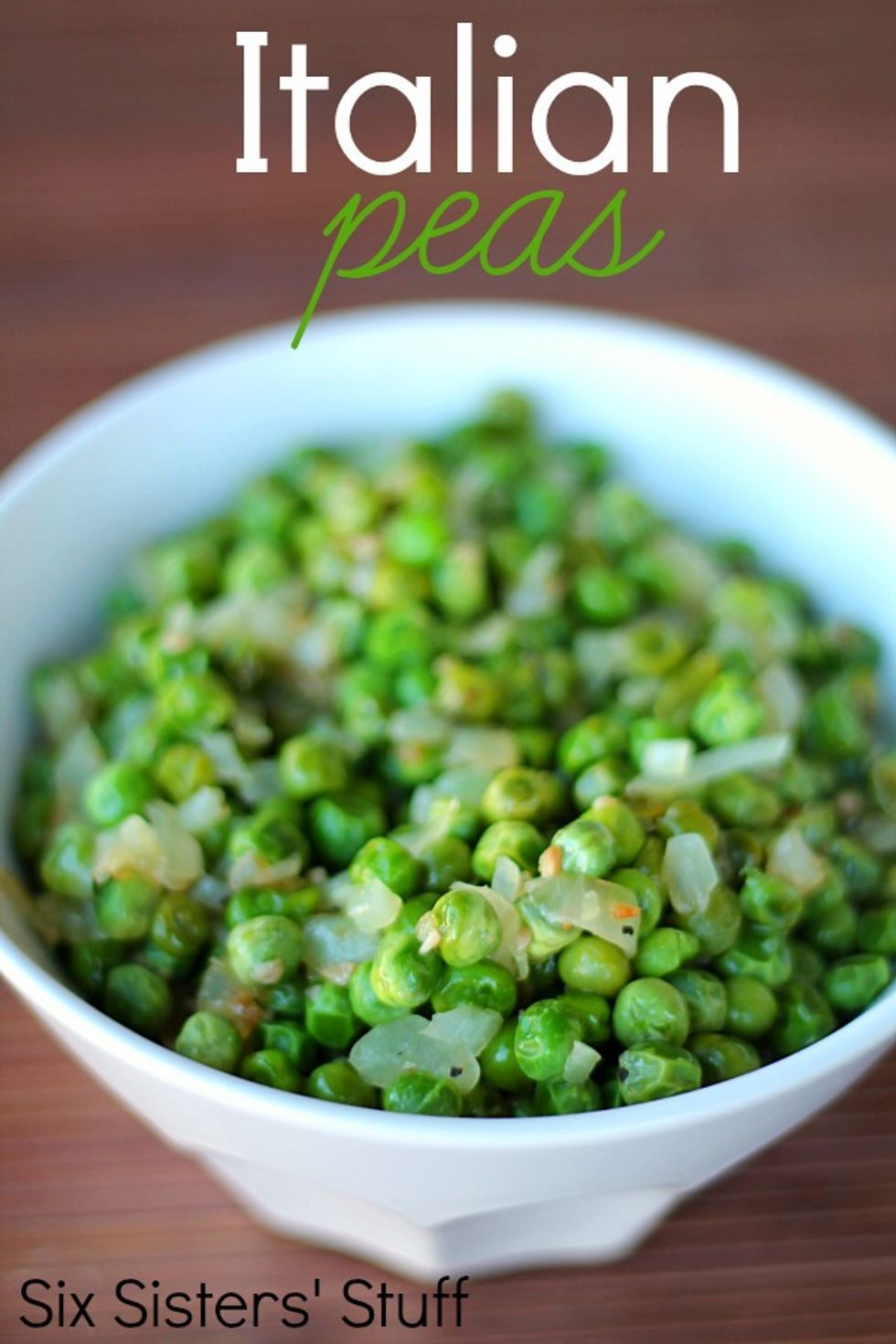 Italian Peas Recipe - My Recipe Magic