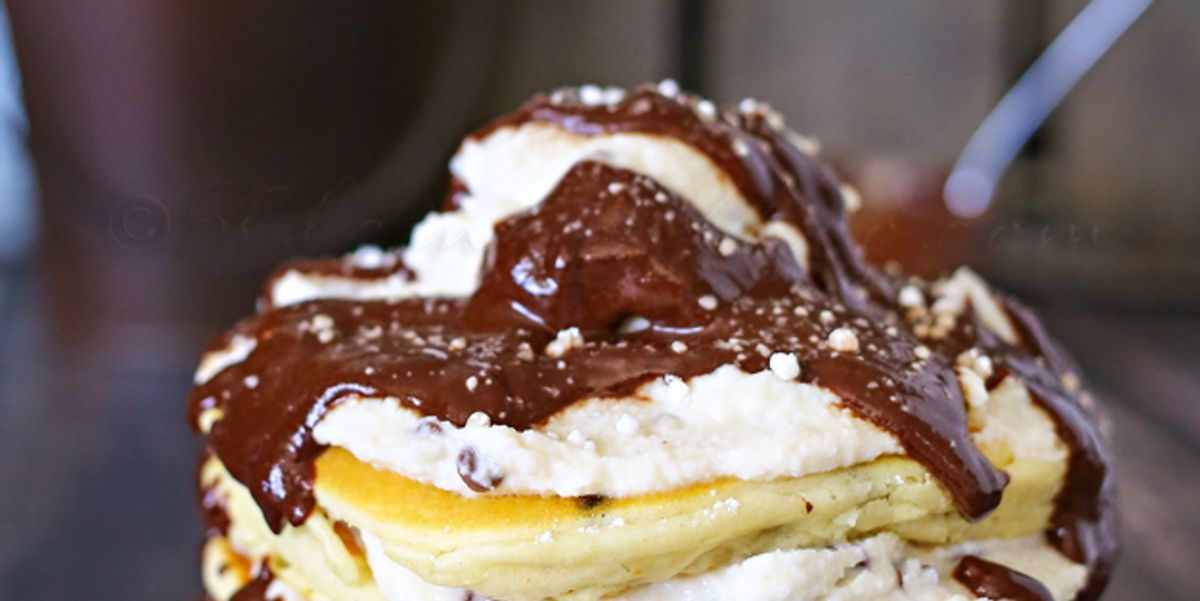 Cannoli Pancakes - My Recipe Magic