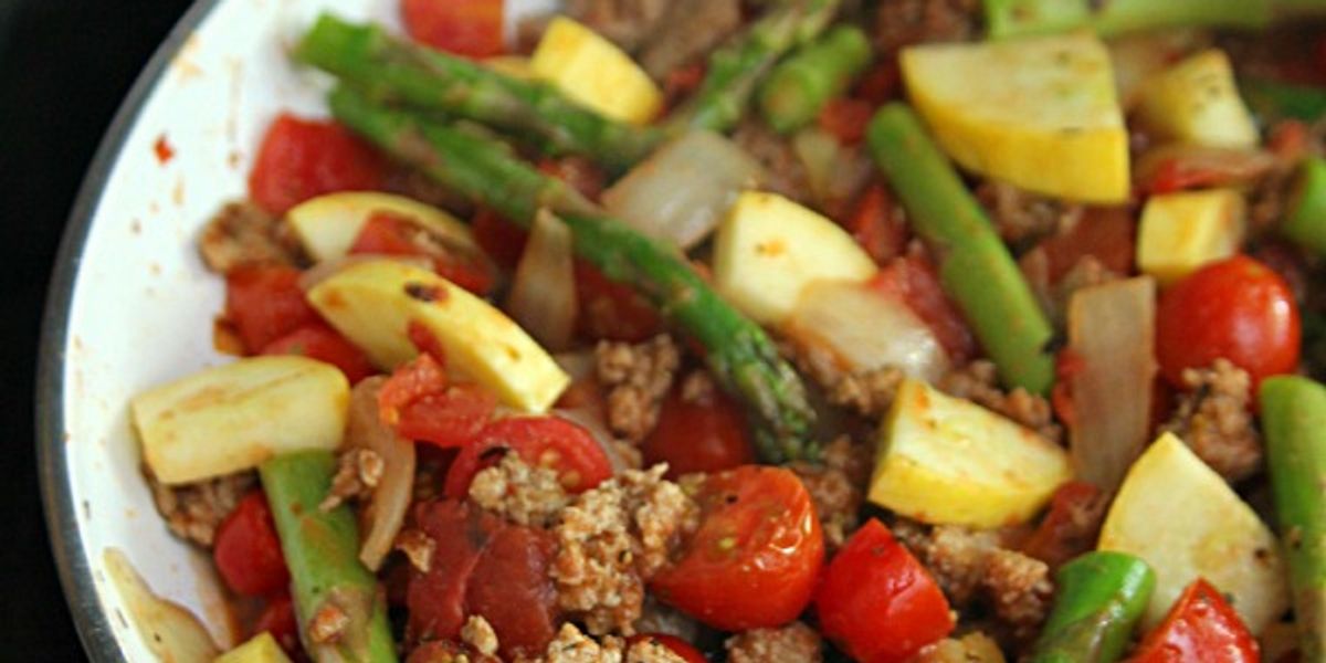 Turkey and Vegetable Skillet - My Recipe Magic